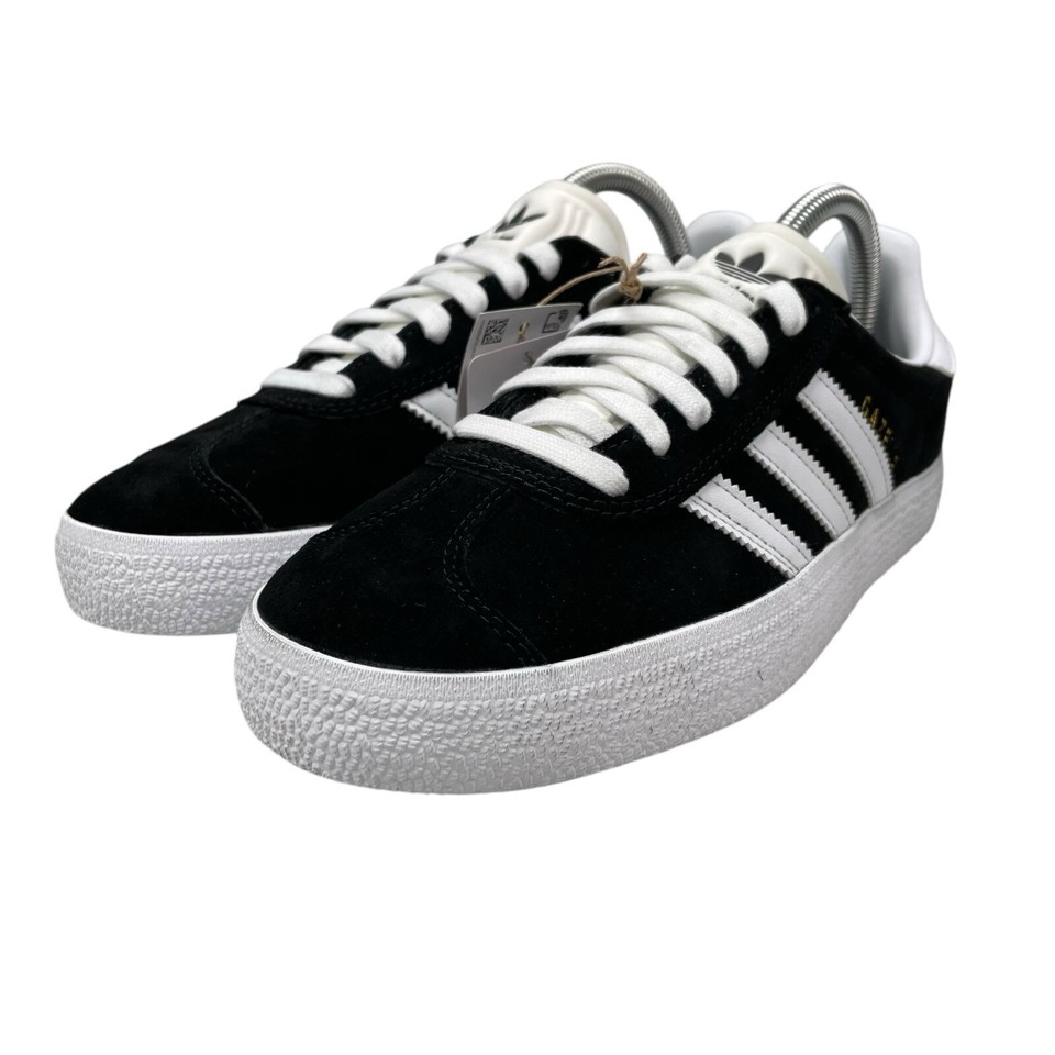 Adidas Gazelle Adv Core Black Cloud White Suede Shoes FX6563 Men's Sz 5 ...