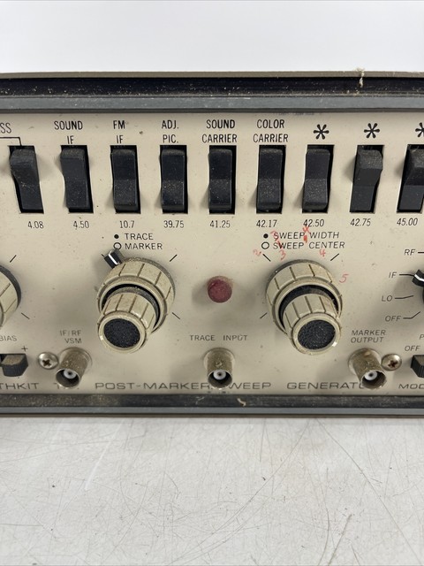 Vintage Heathkit Ig-57 TV Post Marker Sweep Generator Parts or Repair ...