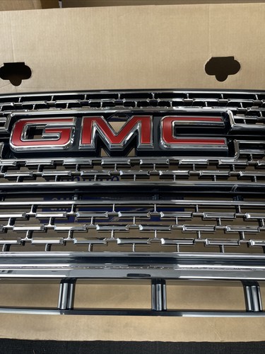 2020-2023 Sierra 2500HD 3500HD Front Grille 84656390 Chrome Denali w/o ...
