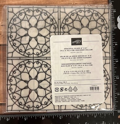 Graceful Glass Designer Vellum Elegant Stained Glass Patterns Pack Of ...