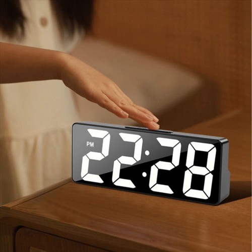 Portable LED Alarm Clock Bedroom Desktop Clock New Latest Digital Clock ...