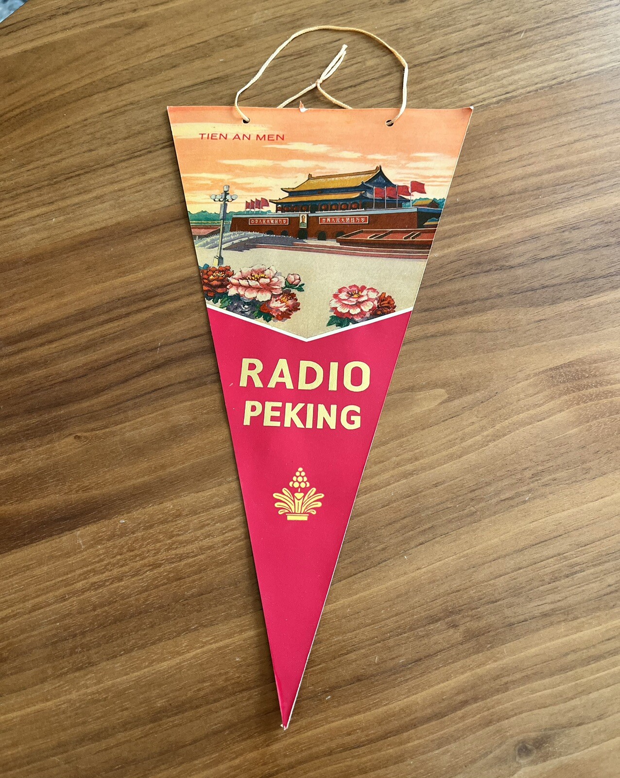 Radio Peking Pennant Glossy Cardstock Mint Late 70s | eBay