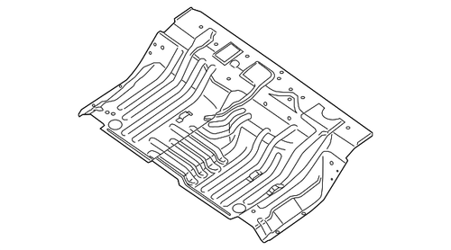 Genuine Nissan Floor Pan 74512-EA830 | eBay