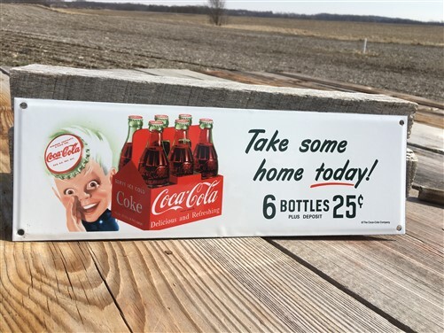 Coca Cola Sprite Boy Sign, Metal Porcelain Advertising Sign, Sprite Boy ...