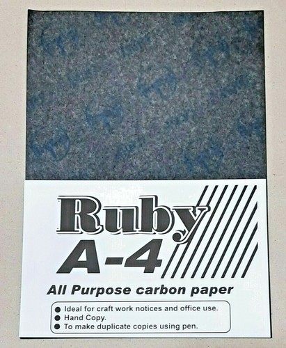 15 x A4 CARBON PAPER SHEETS HANDCOPY - BLACK | eBay UK