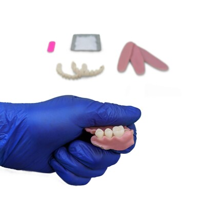 False Teeth Kit | Make Your Own Basic DIY Denture, Full or Partial ...