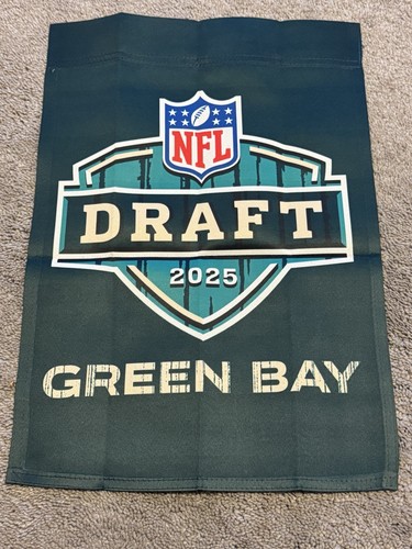 RARE 2025 Green Bay Packers 1st Ever NFL Draft Yard Flag | eBay