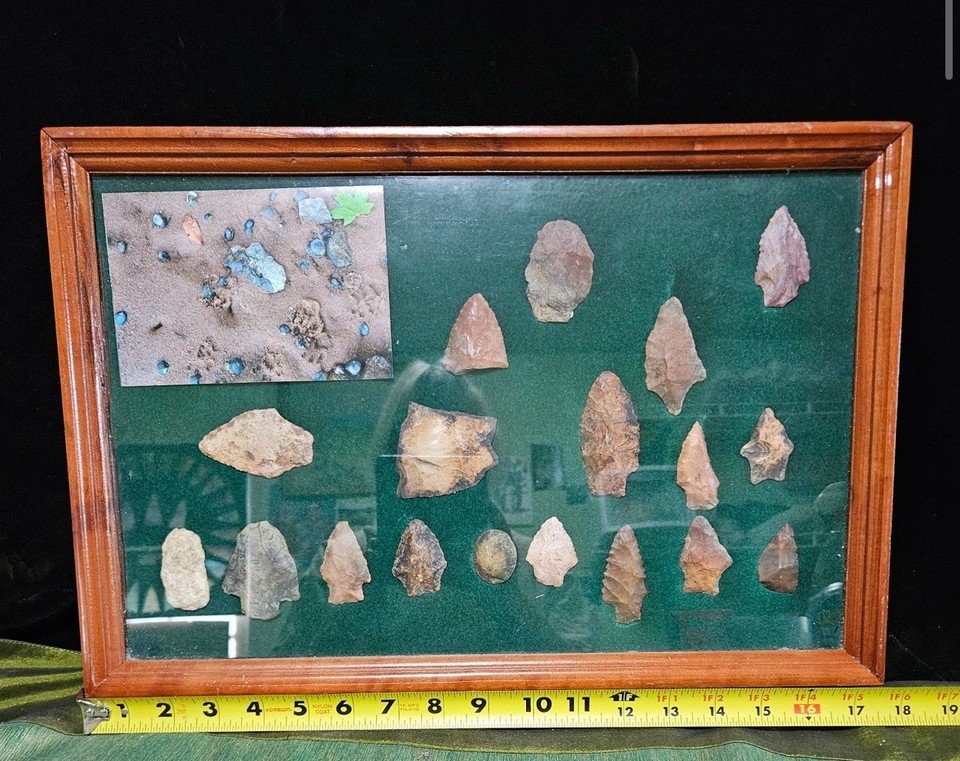 Arrowhead Case 17 Arrowheads Found At Cordele Ga | eBay
