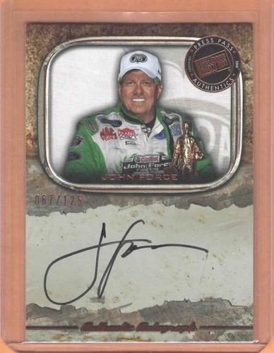 JOHN FORCE 2010 PRESS PASS LEGENDS [COPPER] AUTOGRAPH CARD/125 | eBay
