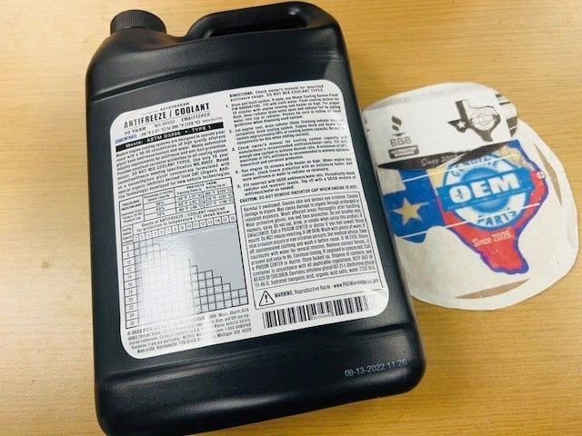 (1) 2011-2021 JEEP DODGE CHRYSLER RAM ANTIFREEZE COOLANT OEM MOPAR ...