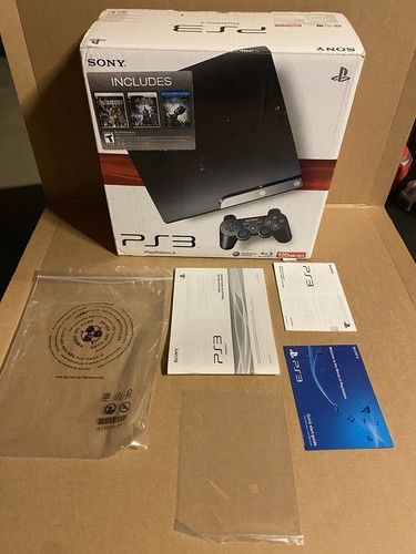 NO CONSOLE BOX ONLY Authentic Sony Playstation 3 PS3 120GB CECH-2001A ...