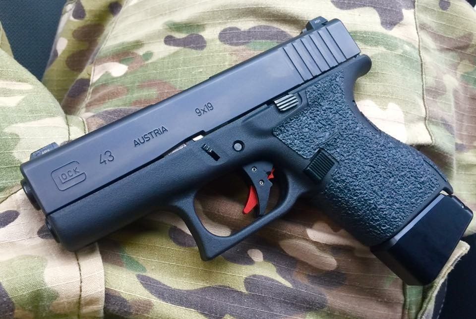 NEW! Diamondgripp for Glock [43] Silicone-Rubber Grip Tape *FAST SHIP ...