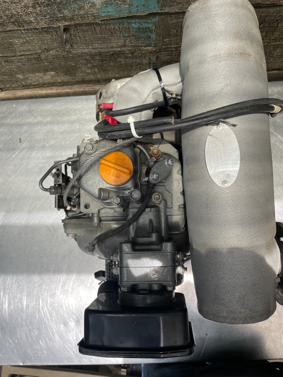 9HR YANMAR L70AE, L70 ENGINE 4.9kw w/ Starter, Muffler, Generator MEP ...
