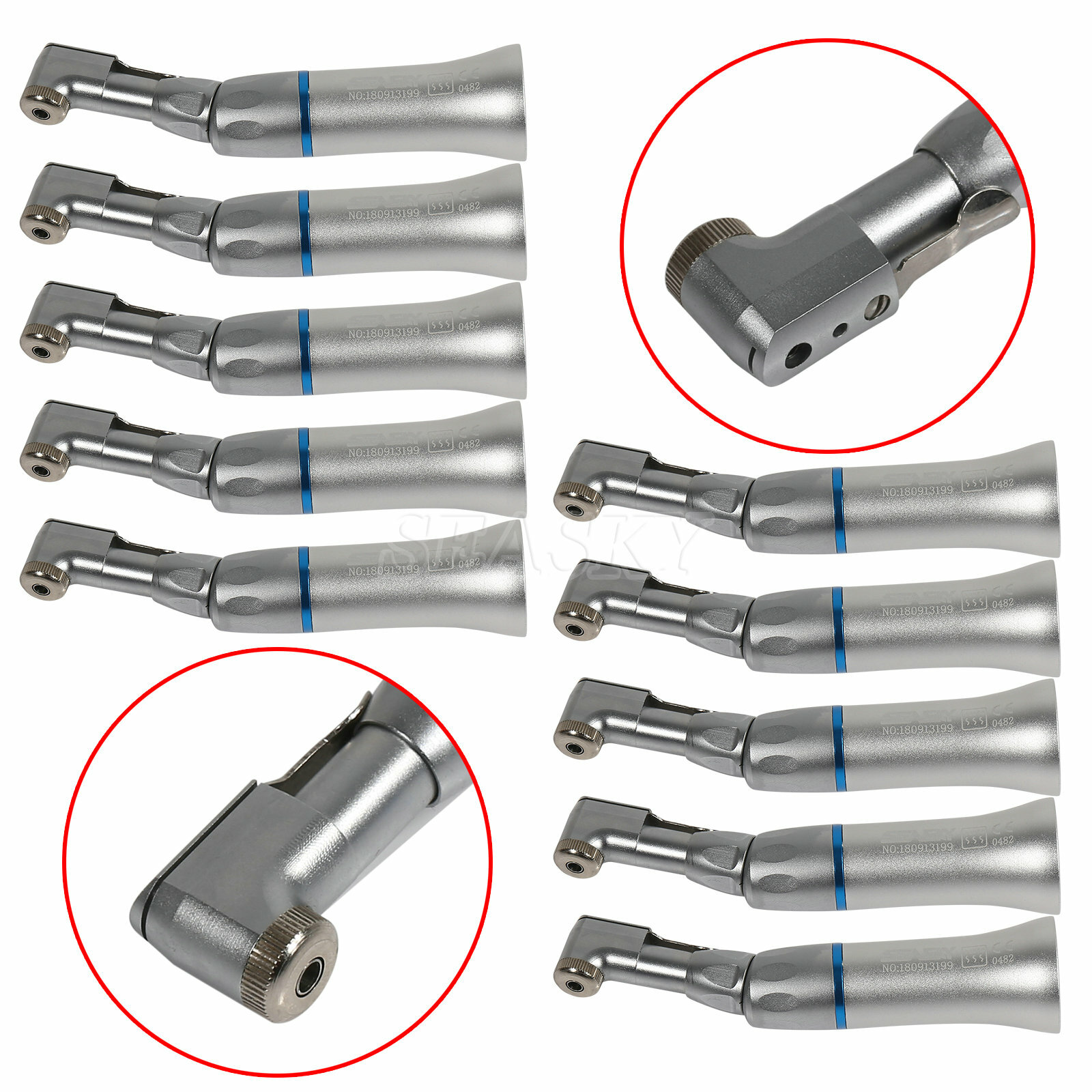 10 Dental NSK Style slow Low Speed Contra Angle Latch Handpiece Dentist ...