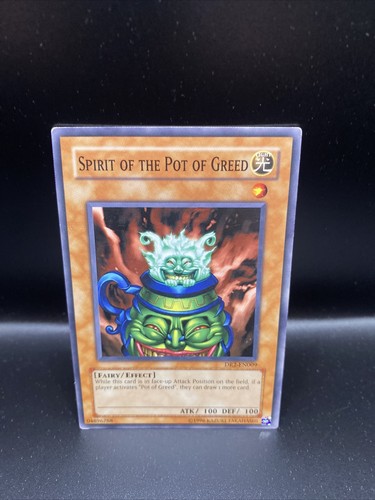 Spirit of the Pot of Greed - DR2-EN009 - Common - Unlimited Edition | eBay