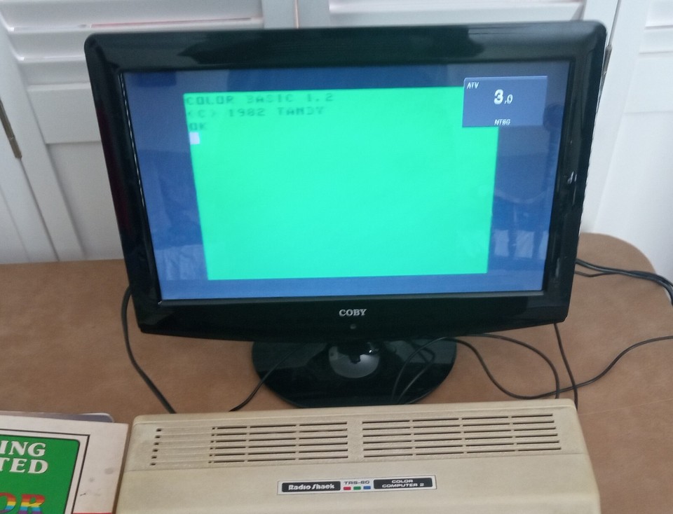 TRS-80 Color Computer 2. Rare Vintage Working. In Original Box. With ...