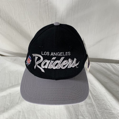 Sports Specialties Los Angeles Raiders Script Hat Cap Fitted 7 1/4 NFL ...