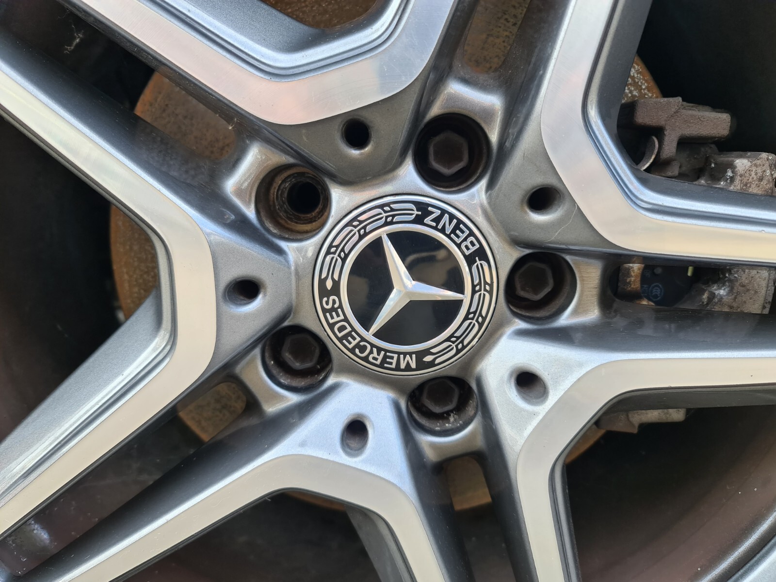 Mercedes-Benz C-Class W205 C300 AMG 18″ REAR ALLOY WHEEL W/ TYRE ...
