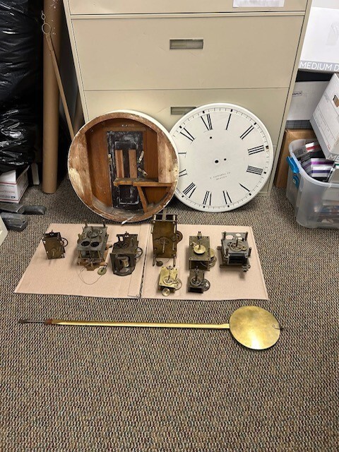 RARE E. Howard Number 12 1/2 Gallery Clock Movement Runs Perfectly | eBay