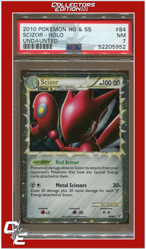 Undaunted 84 Scizor Holo PSA 7 | eBay