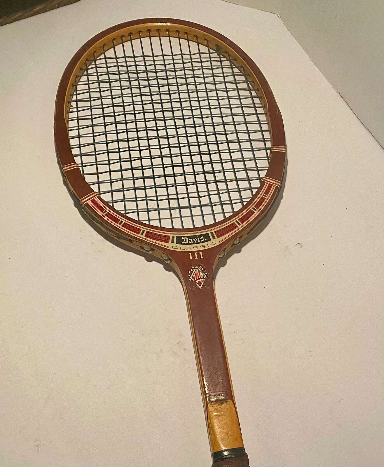 vtg TAD DAVIS CLASSIC III CLASIDEN full face COMPOSITE wood tennis ...