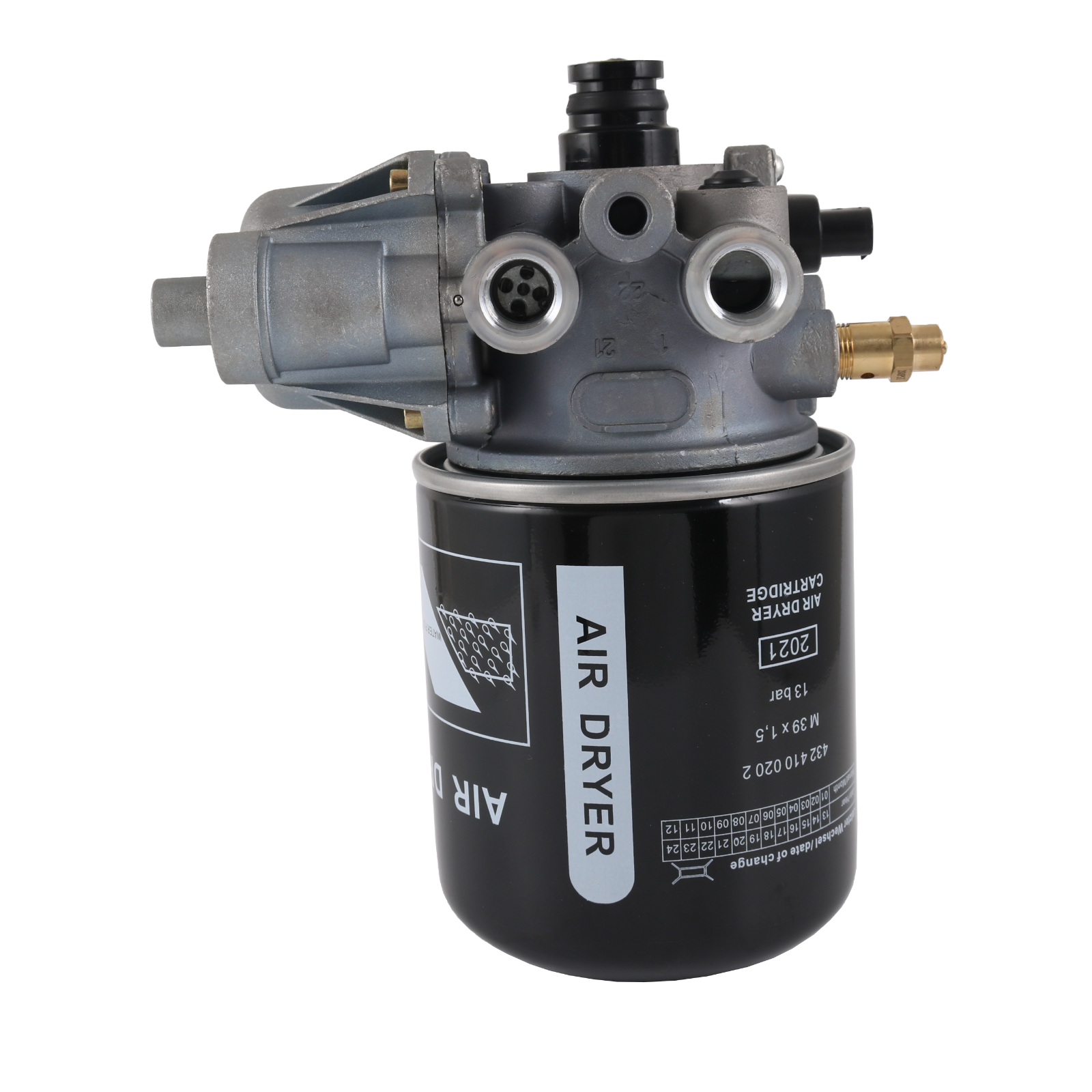 Air Dryer SAE Ports 1/2" in/out Replaces Wabco Meritor Style SS1200 Ref ...