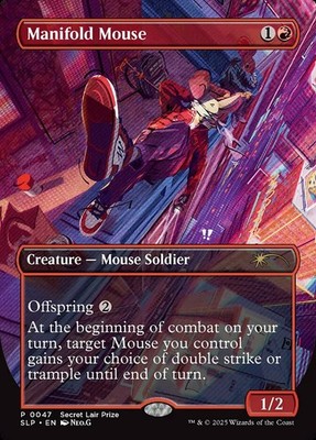 MTG Magic the Gathering Manifold Mouse (47/51) Secret Lair Showdown LP ...