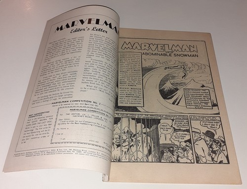 MARVELMAN no.30 (no.6) L Miller UK 1954 rare MICK ANGLO Miracleman Alan ...