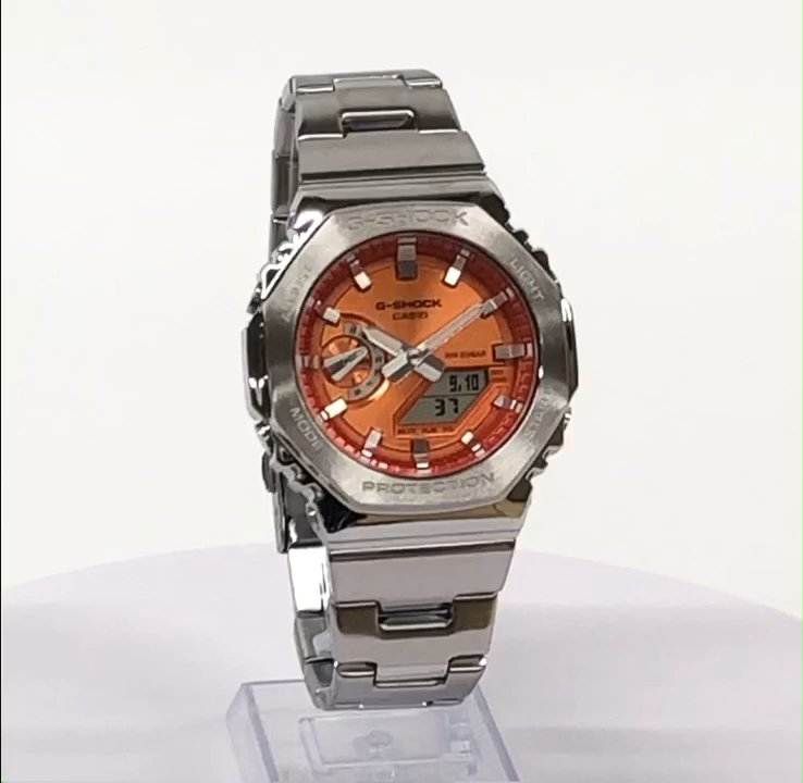CASIO G-SHOCK GM-2110D-4AJF GM-2110 GM-2110D-4A Full Metall Orange | eBay