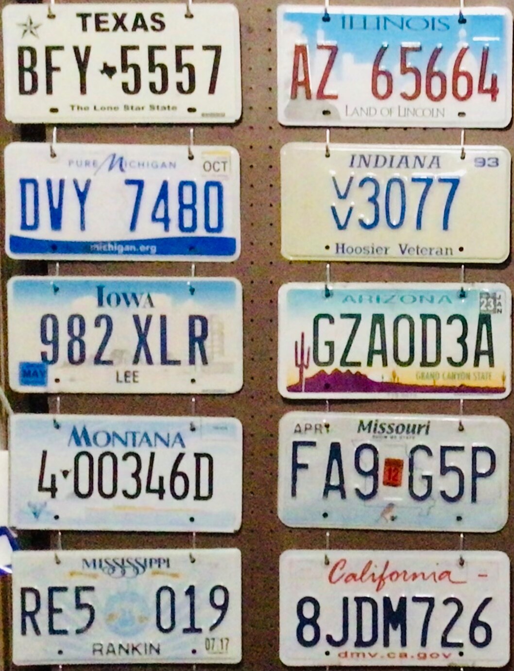 Large bulk lot of 20 old colorful license plates - Other Listings Lower ...