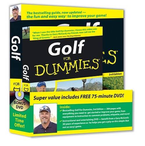 Golf For Dummies, DVD Bundle - Paperback By McCord, Gary - VERY GOOD ...