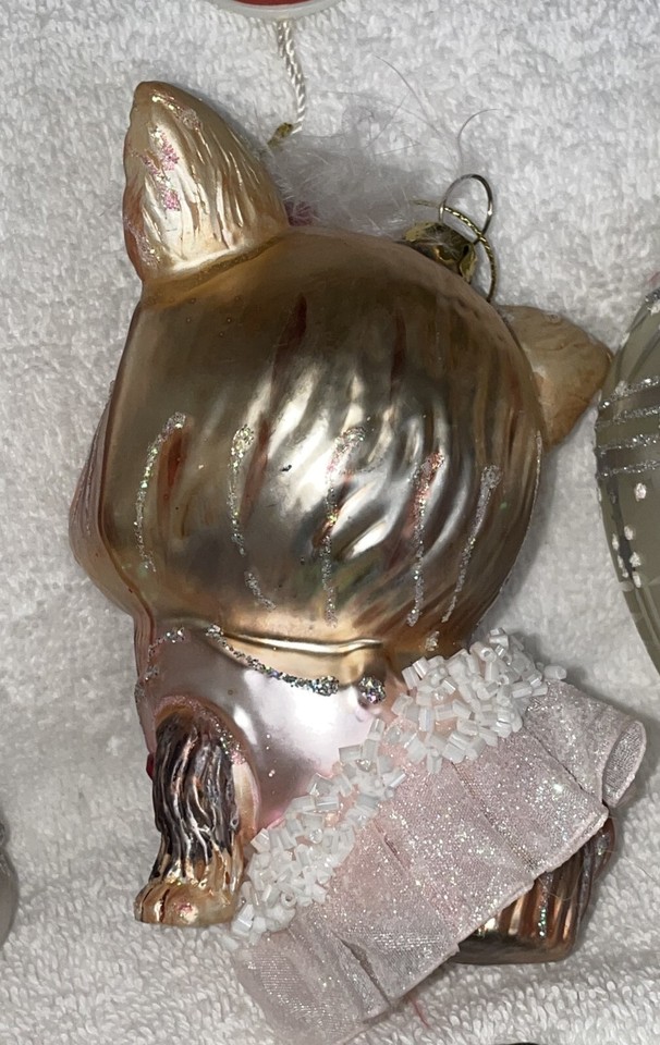 12 Unique Blown Glass Christmas Ornaments Cornucopia Pickles Snowman ...