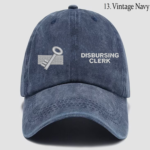Custom Embroidered Hat Navy Disbursing Clerk (DK), Veteran Cap, Trucker ...