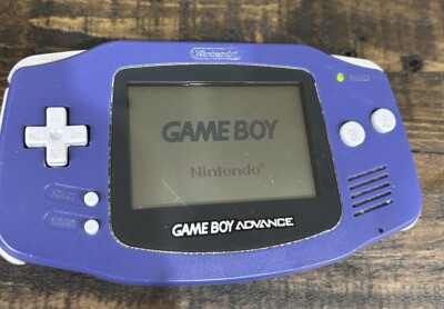 Nintendo Gameboy Advance AGB001 Indigo Handheld System Console - Tested ...