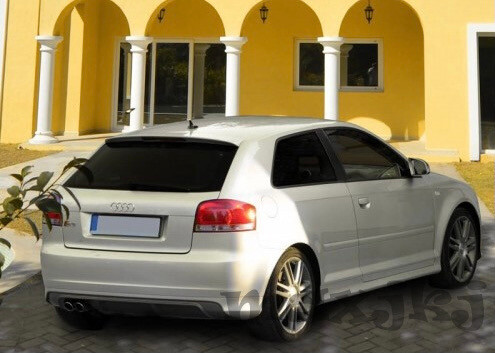 Rear Lip Spoiler / Splitter (S3 Look) for Audi A3 8P 3 Doors (2005 ...