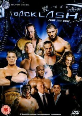 Wwe - Backlash 2007 DVD Neuf Scellé Complet Original GB Version Rare ...