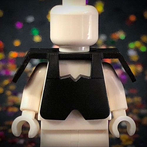 NEW LEGO Black Samurai Ninja Armour Shoulder Pad Minifigure Body Wear ...