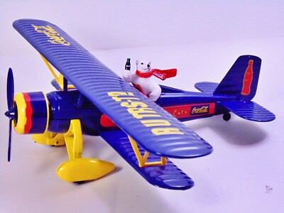 Coca-Cola Die-Cast Collectible Biplane | eBay