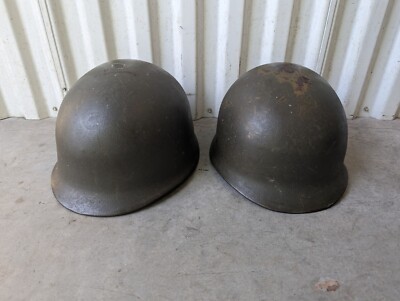 Two Vintage Cold War Era West German M62 Bundeswehr Helmet NICE | eBay