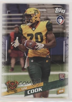 2019 Topps Alliance of American Football Tim Cook #61 | eBay