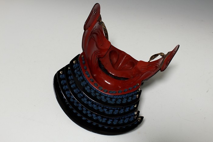 Japan antique iron menpo yoroi Kabuto mask Armor koshirae katana ...