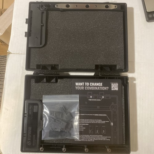 Stop Box Pro Portable Pistol Gun Safe - Easy Access - Reliable- Truck ...