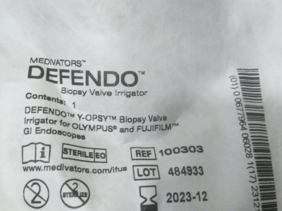 Medivators Defendo 100303 FUJI FILM OLYMPUS Air/Water, Suction & Biopsy ...