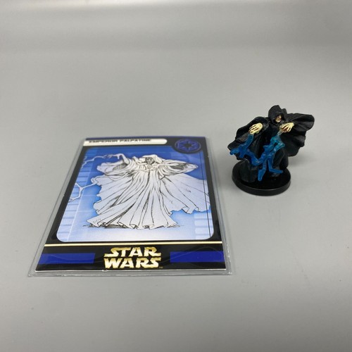 EMPEROR PALPATINE STAR WARS COLLECTABLE MINIATURES GAME 25/60 SITH ...