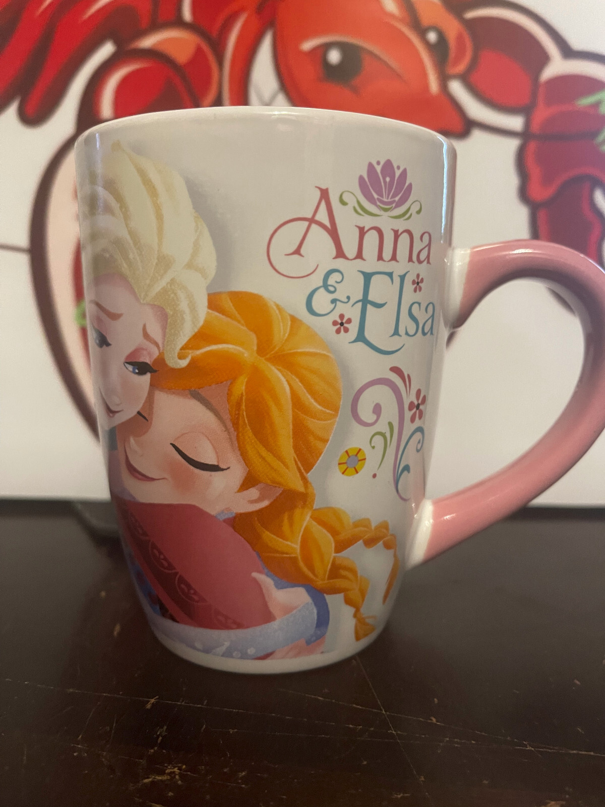 Disney ANNA & ELSA FROZEN Coffee Mug STRONG BOND STRONG HEART GALERIE ...