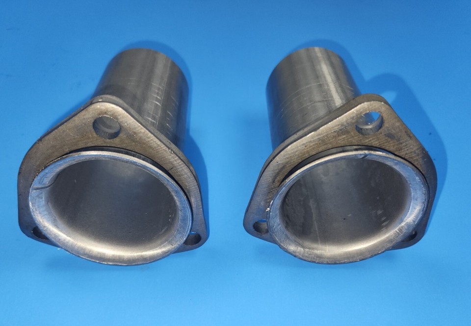 Chevy Big Block V8 2.5" Outlet 3 Bolt Aluminized Exhaust Manifold Down ...