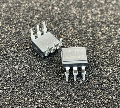 CNY17F-2, ISOCOM, DC Input Phototransistor Output Optocoupler (Pack of ...