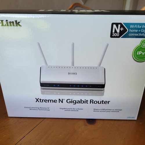 D-Link DIR-655 300 Mbps 4-Port Gigabit Wireless N Router | eBay