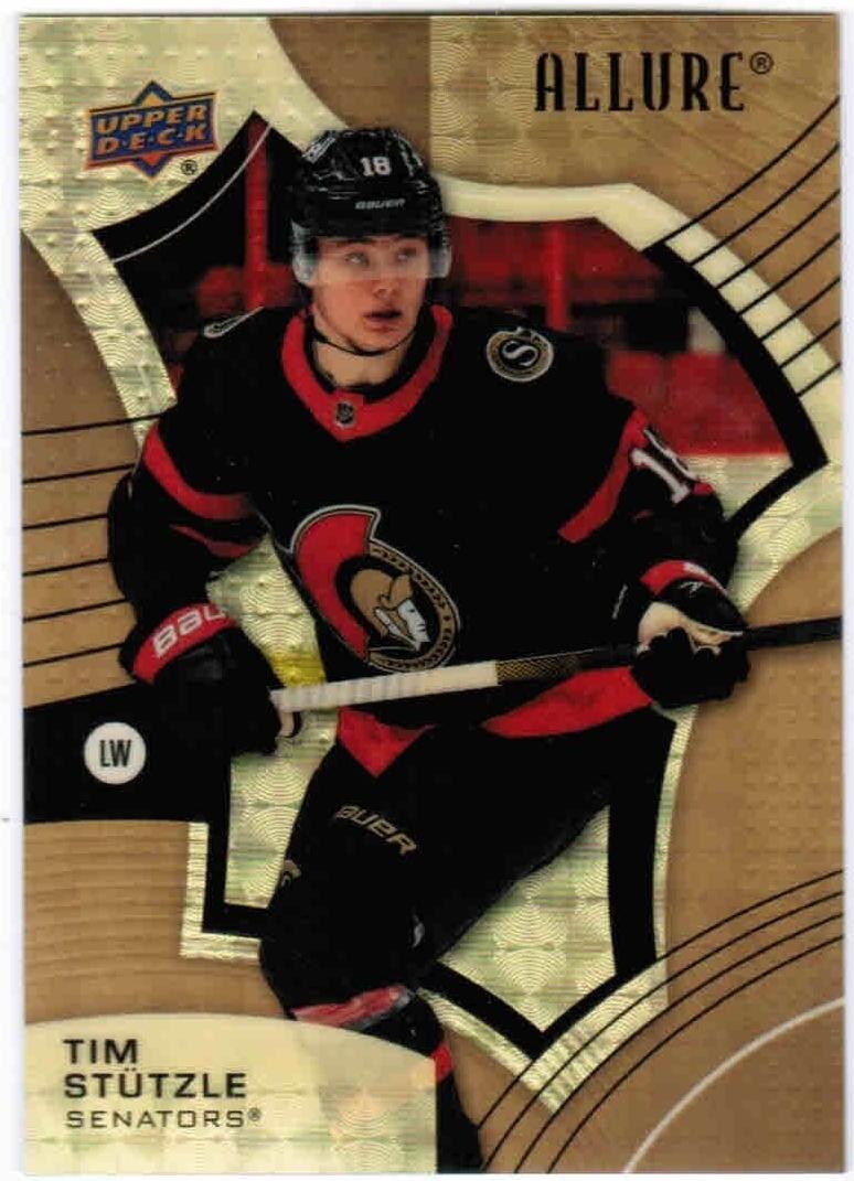 2021-22 Upper Deck Allure - Tim Stutzle #80 Golden Treasures /1 for ...