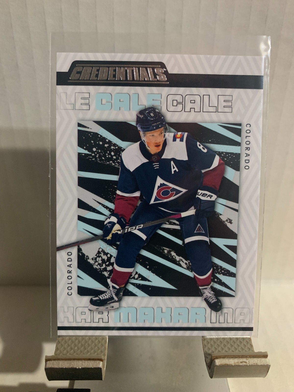 2023-24 Upper Deck Credentials Ice Blue Cale Makar #20 Colorado ...